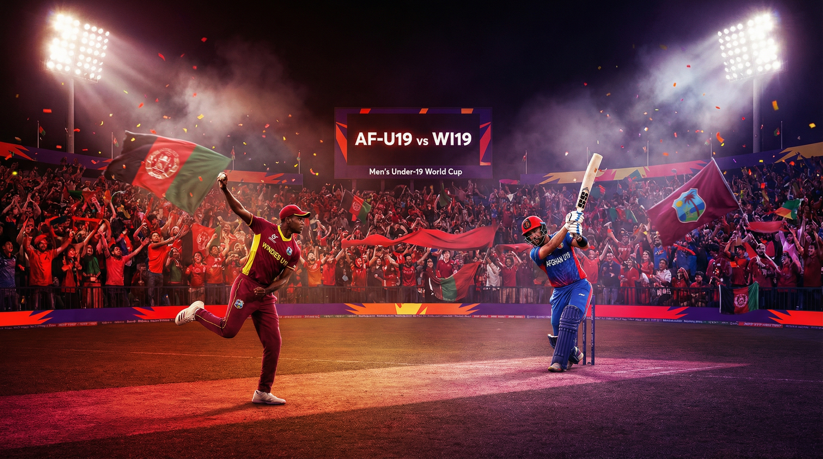 AF-U19 vs WI19 Dream11 Prediction, Fantasy Team & Pitch Report | AI11